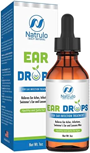 Natrulo Natural Ear Drops for Ear Infection - Homeopathic, Herbal ...