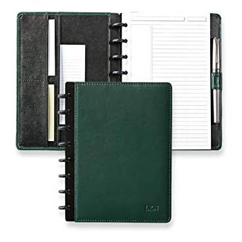 Amazon.com : Levenger Circa Leather Foldover Notebook, Junior Pine ...