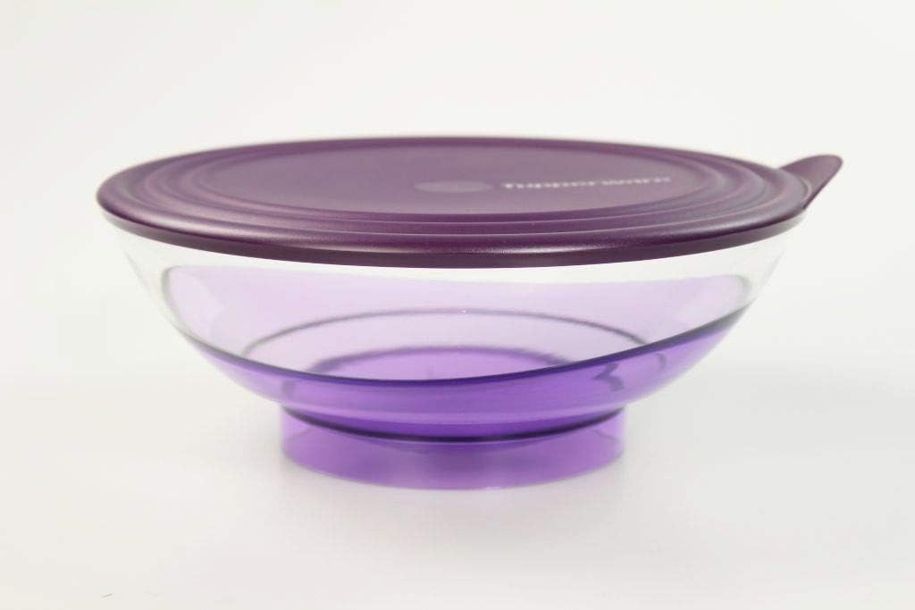 Tupperware Eleganzia 1,5 L violett Lilla Schale Schüssel servieren Servierschale: Amazon.de ...
