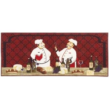 Amazon.com: 26 X 17 Fat French Mats Chef Kitchen Mat Rug Bistro Chefs ...