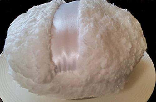 Amazon.com: Monster Sized White Fluffy Fleece Powder Puff for Dusting ...