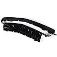Amazon.com: CROSSDESIGN NEW Black Front Lower Bumper Grille Compatible ...