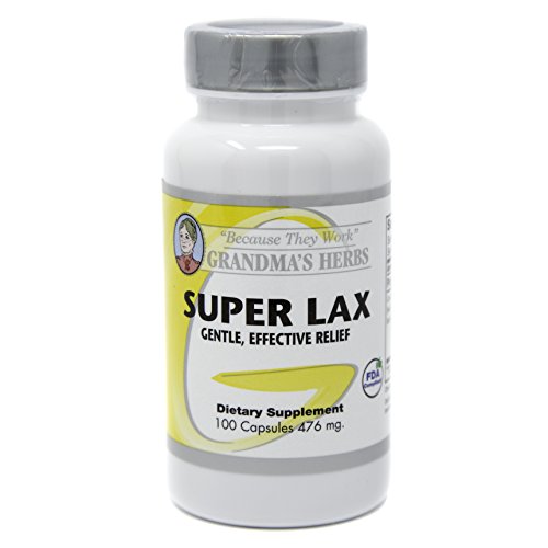 Grandma's Herbs Super Lax - Natural Herbal Supplement - Aids in Healthy ...