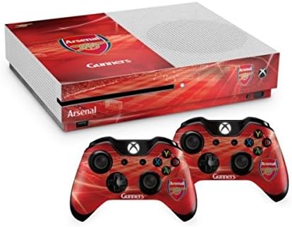 Official Arsenal FC Xbox One S Console Skin and 2x Controller Skin ...