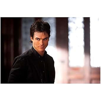 The Vampire Diaries Ian Somerhalder as Damon Salvatore Smirking Off to ...