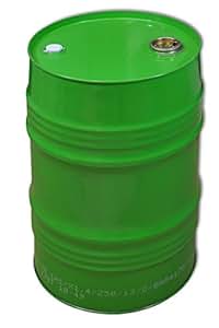 Barrile de metal 62 L, tonel metálico, verde (23027): Amazon.es ...