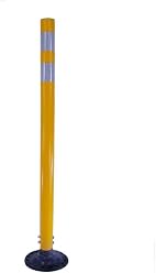 Three D Traffic Works 36 in Yellow Round Delineator Post and Base with ...
