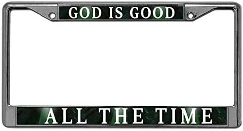 Amazon.com: Chrome Licenses Plate Cover Bible Verse Quotes Black Metal ...