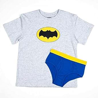 Amazon.com: Underoos Boys Batman Superhero Underwear Shirt Set, Extra ...