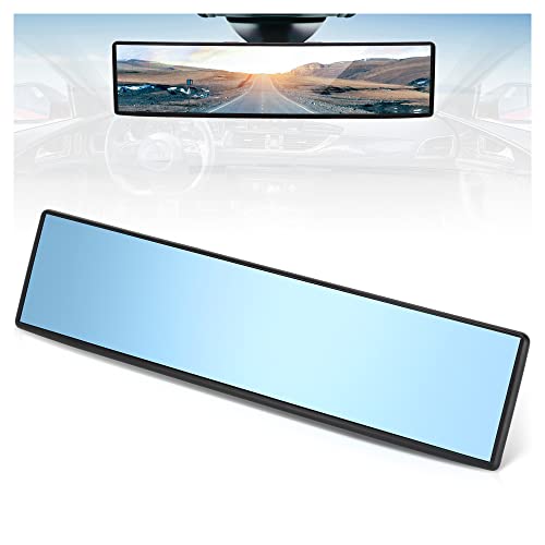SONCHIE Universal Rear view Mirror 12 inch Panoramic Wide Angle curved ...