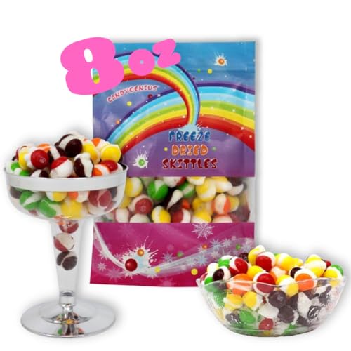 Freeze Dried Candy - 8oz XL pack of CANDYGENIUS cool freeze dry candies ...