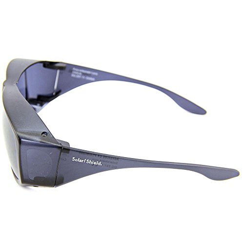 Solar Shield Fits-Over SS Polycarbonate II Smoke Sunglasses - Buy ...
