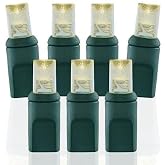 Pro Christmas LED Christmas Lights – 70 Count Wide Angle Conical String ...