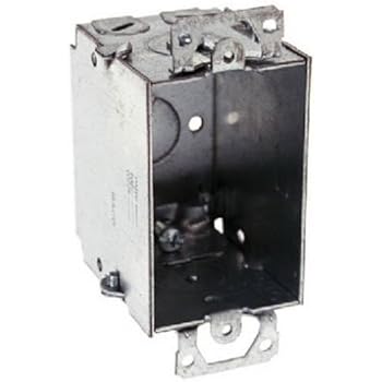 Amazon.com: Hubbell-Raco 518 2-1/2-inch Deep, Gangable MC/BX Cable ...