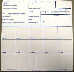 Amazon.com : Fingerprint Cards, Standard Form 87A (SF-87A) - Pack of ...
