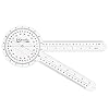 JoGensko 12 Inch Goniometer for Orthopaedic Use, 360 Degree Large Size ...