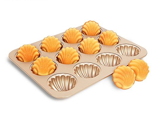 Madeleine Pans Baking Shell Mould Oversized Madeleine Cake Pan 12-cup ...