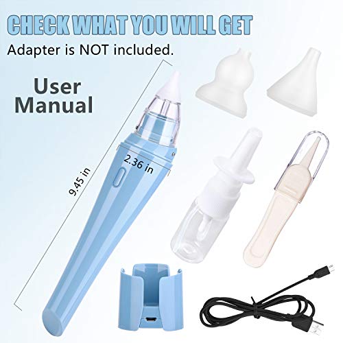 Baby Snot Sucker, Electric Nasal Aspirator Nose Cleaner Waterproof ...
