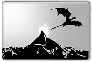 Amazon.com: Smaug Flying The Hobbit - Apple Macbook Laptop Vinyl ...