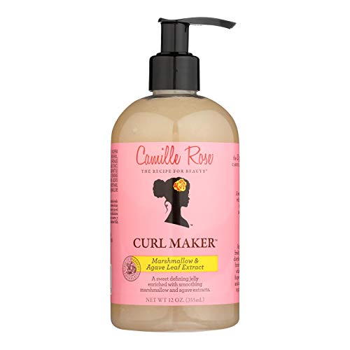Camille Rose Curl Maker, Smoothing and Nourishing Curly Hair Gel with ...