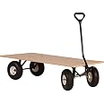 Amazon.com : Farm Tuff Flatbed Garden Wagon - 1,000-Lb. Capacity, 48in ...