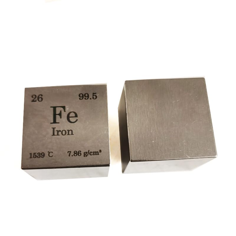 Iron Cube Set - 10mm, 1 Inch, And 1.5 Inch Sizes, 99.5% Pure, Polished ...