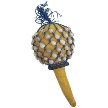 Amazon.com: African Sistrum Rattle - Bottle Cap Fork Shaker Tambourine ...