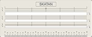 Amazon.com: SKATAN Lettering Aid Template, Adapted to the Size 8-1/2" X ...