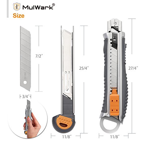 MulWark Heavy Duty Zinc-Alloy SK4 Snap-Off Easy Loading Retractable ...