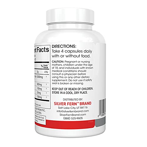 Silver Fern Cleanse - Daily Gut Detox - 1 Bottle - 120 Capsules - 30 ...