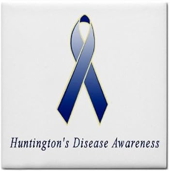 Amazon.com: Huntington's Disease Awareness Ribbon Tile Trivet: Kitchen ...