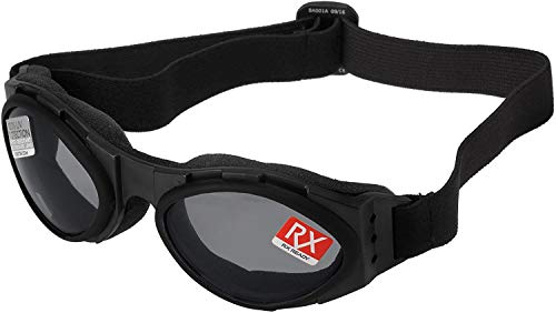 Bobster Bugeye Goggles,Black Frame/Smoked Reflective Lens,one size ...