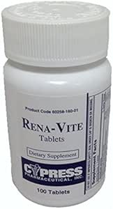 Amazon.com: Rena-Vite Tablets, 100 Tablets Per Bottle (3 Bottles ...