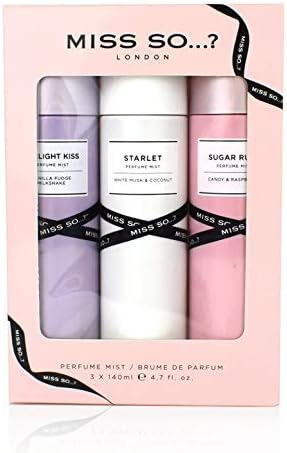 So.? Miss Sweet Three Gift Set, 3 X 140ml Body Mist – BigaMart