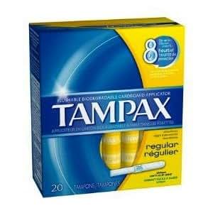 Amazon.com: Tempax Tampons Regular 20-Count (Pack of 12): Health ...