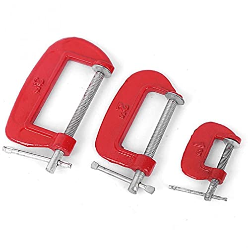DEPILA Bench Clamps Adjust Heavy Duty G Clamp 1/3inch C/W Soft Jaw Pads ...