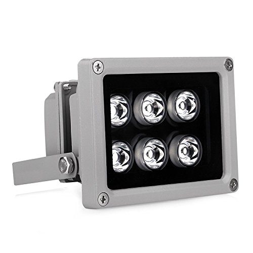 VIKYLIN Infrared Illuminator 850nm 6 LEDs 60 Degrees Wide Angle IR ...