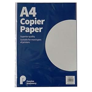 Amazon.com : A4 Copier and Printer Paper - 60 Sheets of 80gsm White ...