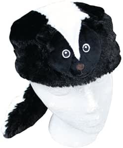 Amazon.com: Home Collection Child Faux Fur Skunk Animal Hat Cap, Small ...