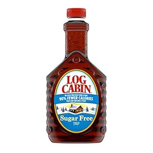 Amazon.com : Log Cabin Sugar Free Syrup for Pancakes and Waffles, 24 oz ...