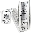 Amazon.com: Satin Music Note Ribbon - 7/8in Wide - 5 Yards