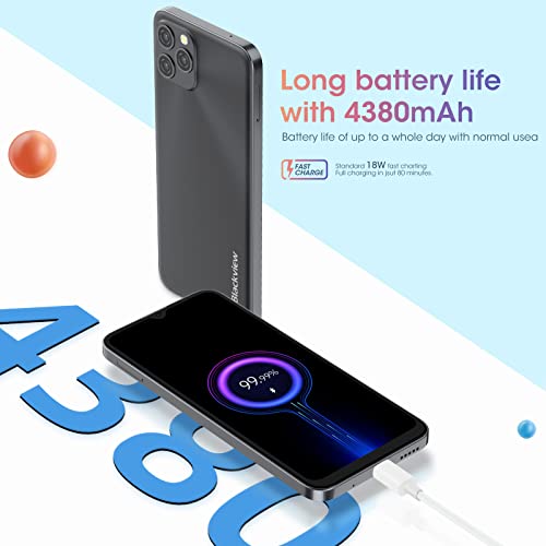 Blackview Unlocked Cell Phone, A95 Phones, 8GB+128GB/SD 1TB Android 11 Unlocked Phones, Octa ...