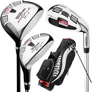 Wilson Profile Mens Package Set - Right Hand: Amazon.co.uk: Sports ...