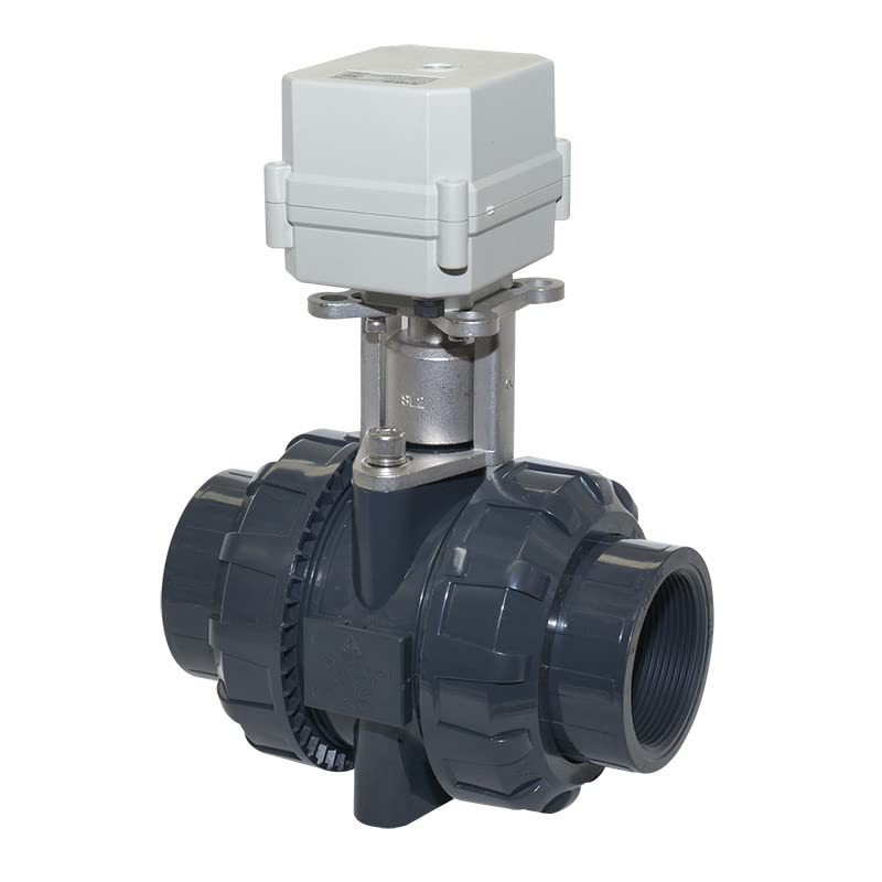 BOKYWOX NPT 2'' PVC Motorized Ball Valve CR2-01 Electrical Ball Valve ...