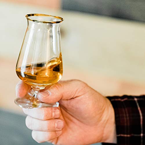 Irish Whiskey Glasses Set - Tuath Whiskey Glass Set of 2 - Gold Edition ...