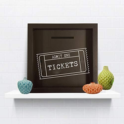 Contempohome Ticket Keepsake Collection Display Box, Ticket holder ...