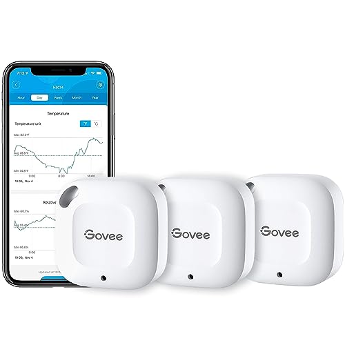 Govee Bluetooth Hygrometer Thermometer, Wireless Thermometer, Mini ...