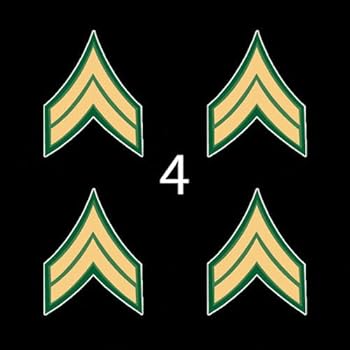 Amazon.com: US Army Rank Corporal E4 1 3" (4)Four Decal Sticker Lot ...