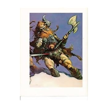 Amazon.com: 1975 full Color Plate "Chained" by Frank Frazetta Fantastic ...