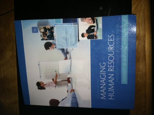 Managing Human Resources: Wayne Cascio: 9780077676858: Amazon.com: Books